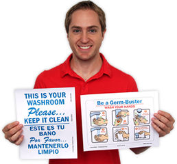 Free Print Bathroom Etiquette Signs Tips About Bathroom Rules Print On