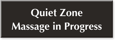 Quiet Area Signs