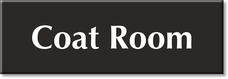 Dressing Room Signs | Closet Signs