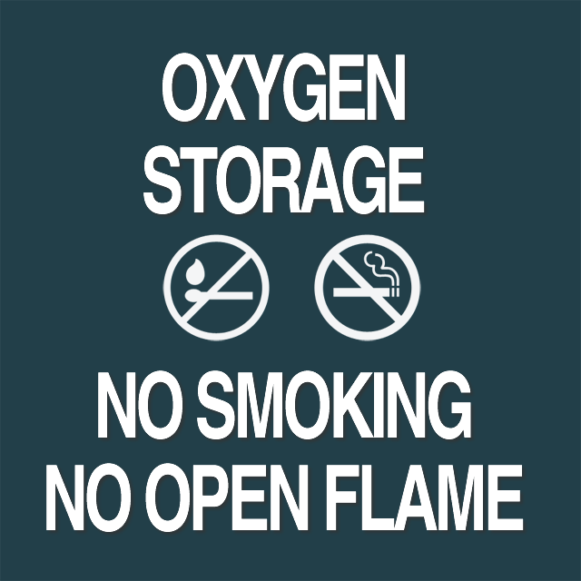 Printable Oxygen Storage Signs NFPA Oxygen 0 0 0 OX Sign M3408