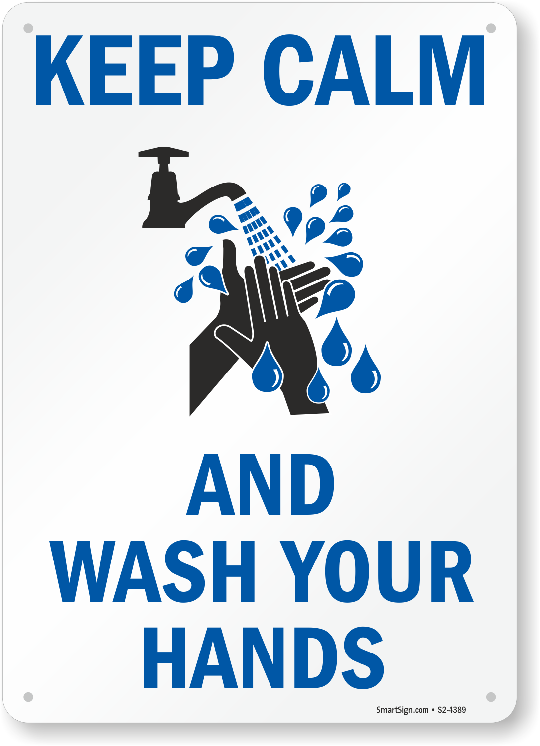 Wash Your Hands Help Prevent the Spread Of Swine Flu Sign